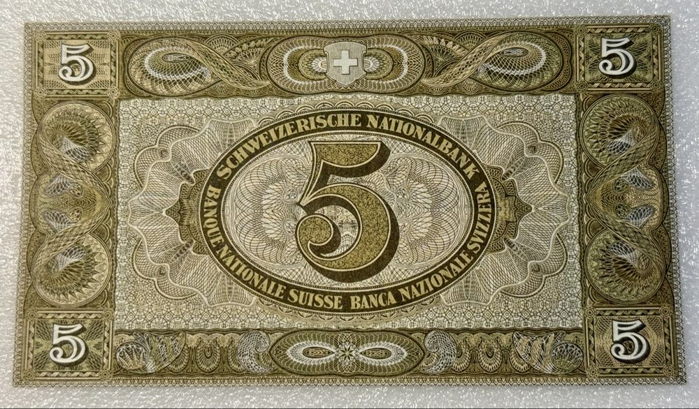 5 Franken 1951 Pick#11o Schweiz in UNZ (Gebraucht) in Langrickenbach ...