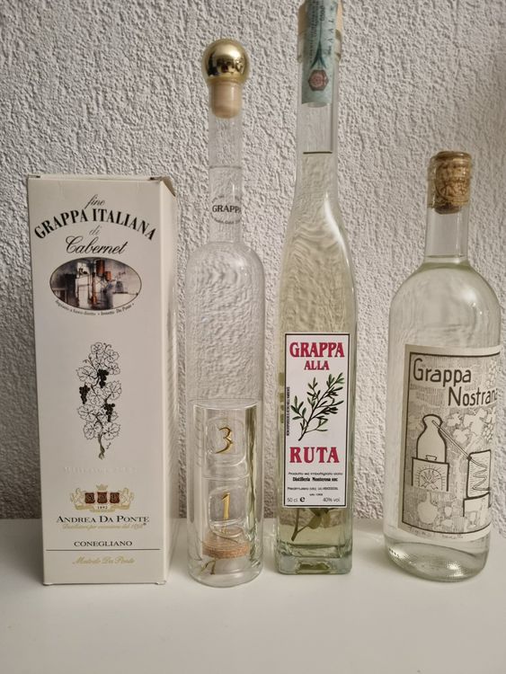 Grappa 4 Flaschen | Kaufen auf Ricardo