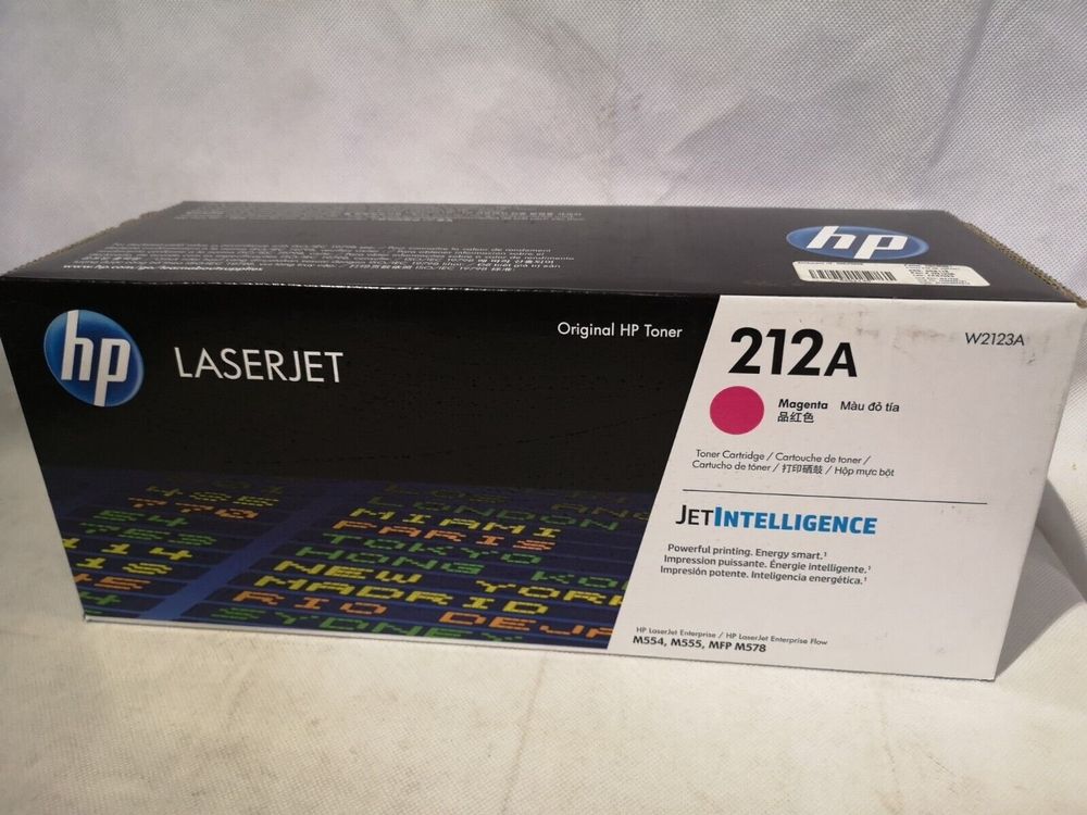 HP Laserjet Enterprise M554, M555, M578 Toner, 212A, W2123A (Neu und ...