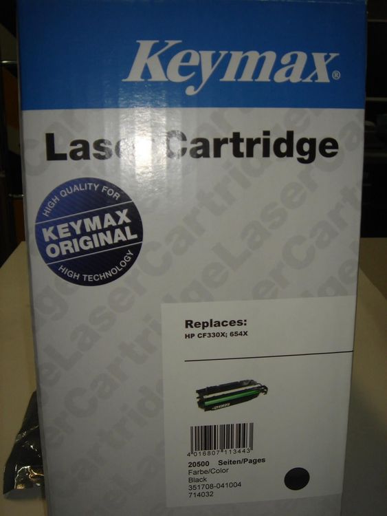 HP 654X Black / CF330X Keymax (Neu und originalverpackt) in Lommiswil ...