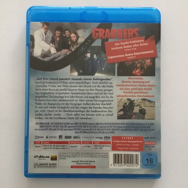 📀 Grabbers Blu Ray 📀 (Neu (gemäss Beschreibung)) in Blauen für CHF 12.9 – mit Lieferung auf ...