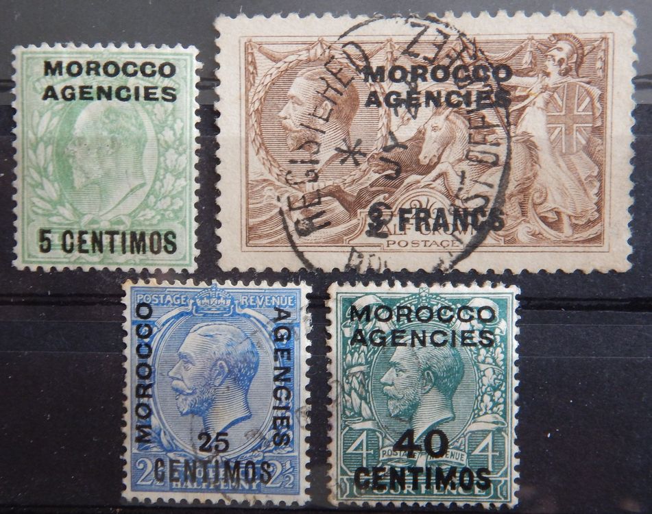 Morocco Agencies Britisch Lot mit alten Werten | Kaufen auf Ricardo