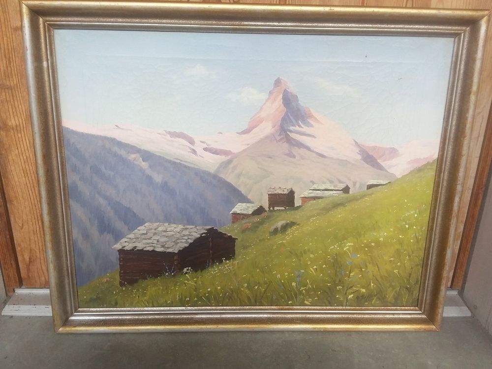 Albert DUPLAIN (1890-1978) Raccards au pied du Cervin (Gebraucht) in ...