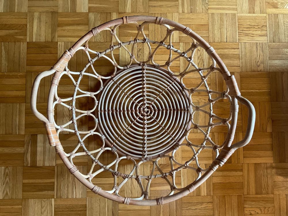Korb Rattan Ikea SNIDAD Wäschekorb | Kaufen auf Ricardo