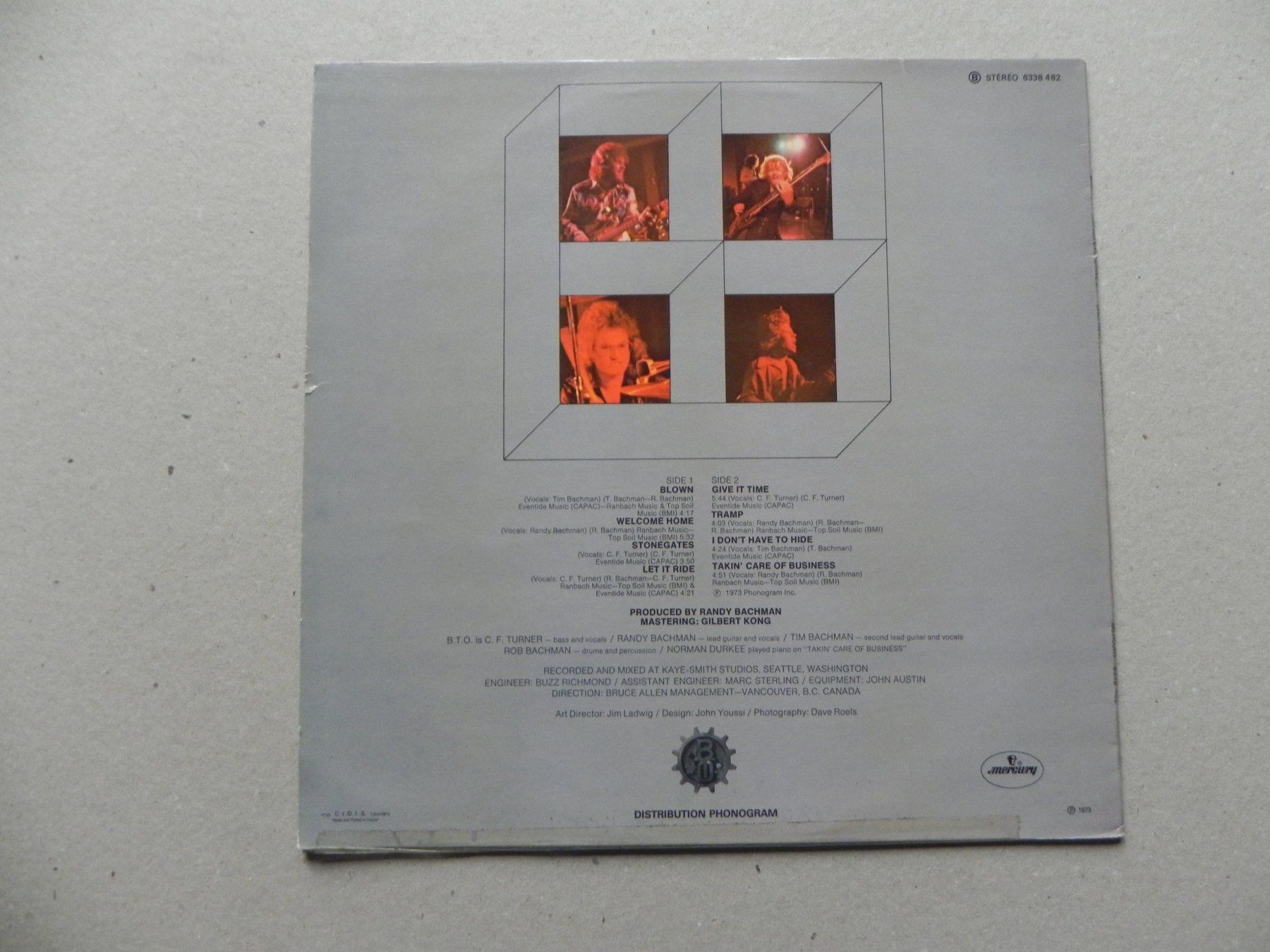 LP Kanada Rock Band Bachman Turner Overdrive 1973 BTO II (Gebraucht) in ...