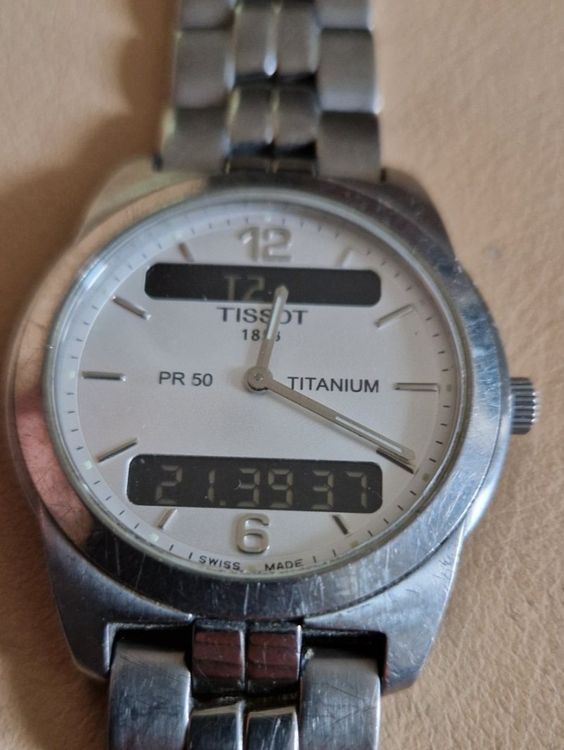 TISSOT PR50 TITANIUM (Defekt) in für CHF 12 – mit Lieferung auf Ricardo kaufen