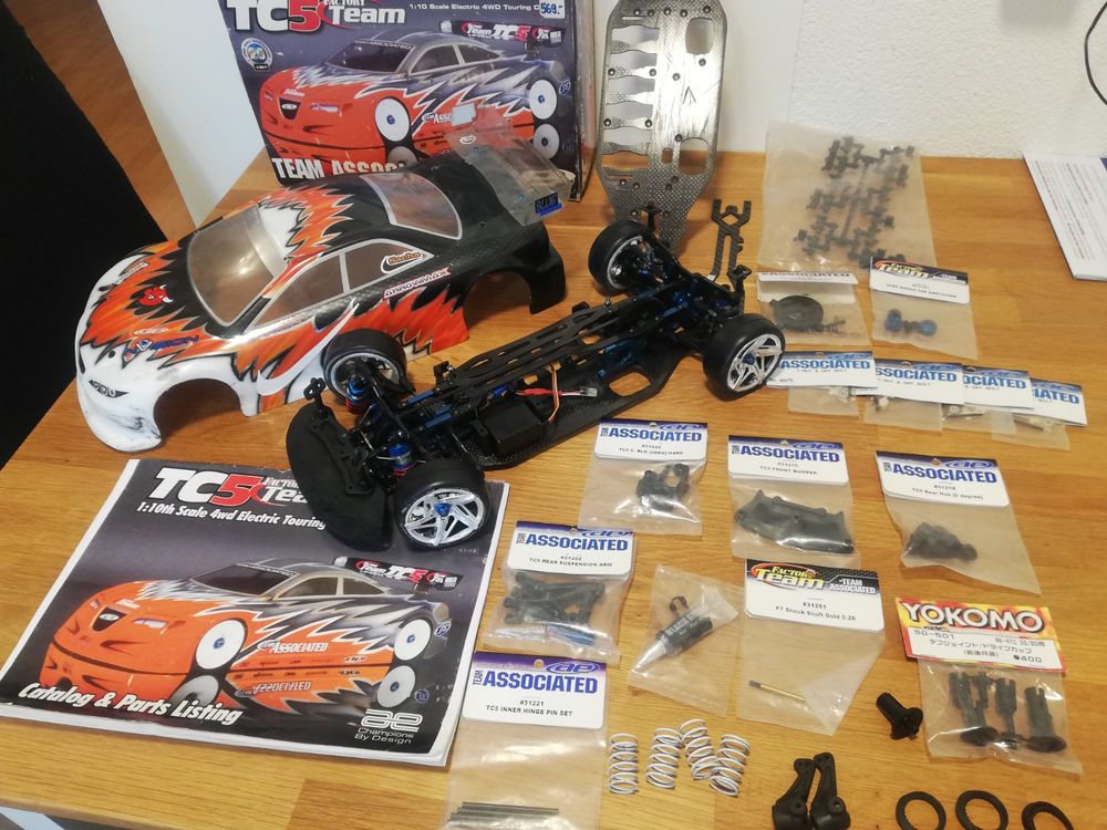 Team Associated TC5 FACTORY TEAM 1:10 + Ersatzteile (Gebraucht) in Tägerschen für CHF 99 – mit ...