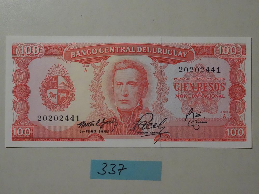 Cien Pesos Banco Central del Uruguay (Neu (gemäss Beschreibung)) in Einsiedeln für CHF 2 – mit ...