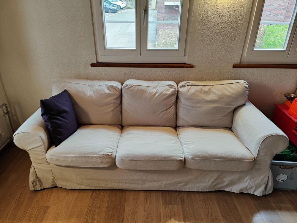 Ikea Ektorp 3er Sofa (Gebraucht) in Lenzburg für CHF 1 – nur Abholung auf Ricardo kaufen