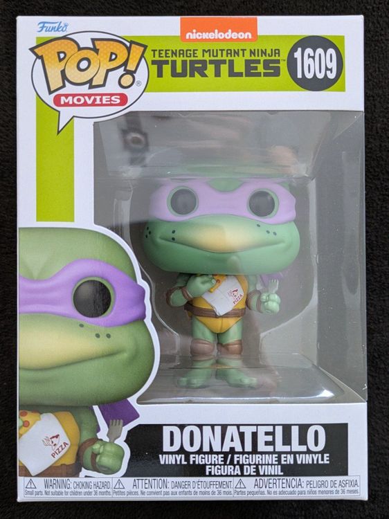 Funko Pop! Nickelodeon TMNT - Donatello #1609 (Neu und originalverpackt ...