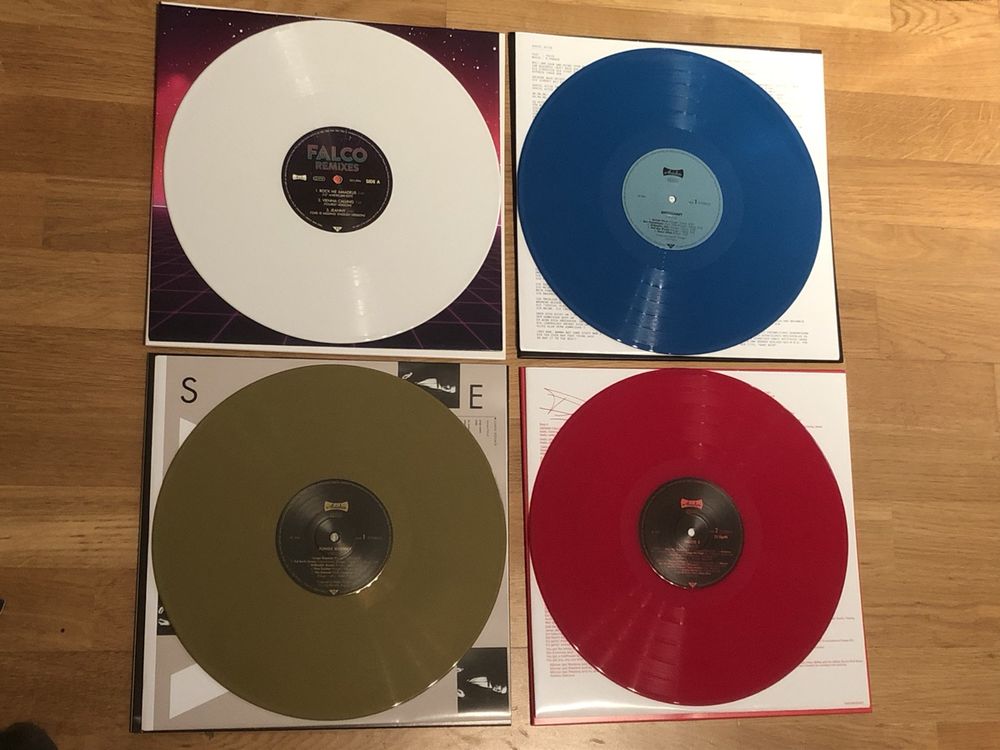 Falco BOX. Mit 4 versch farbigen Lp‘s. Sehr schöne Ausgabe (Neu (gemäss ...