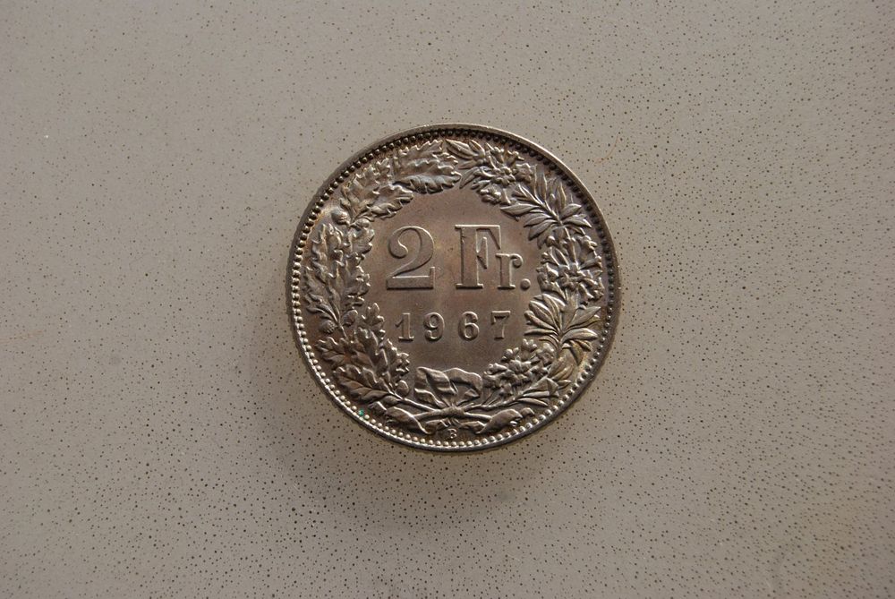 1 Münze 2 Franken 1967 | Kaufen auf Ricardo