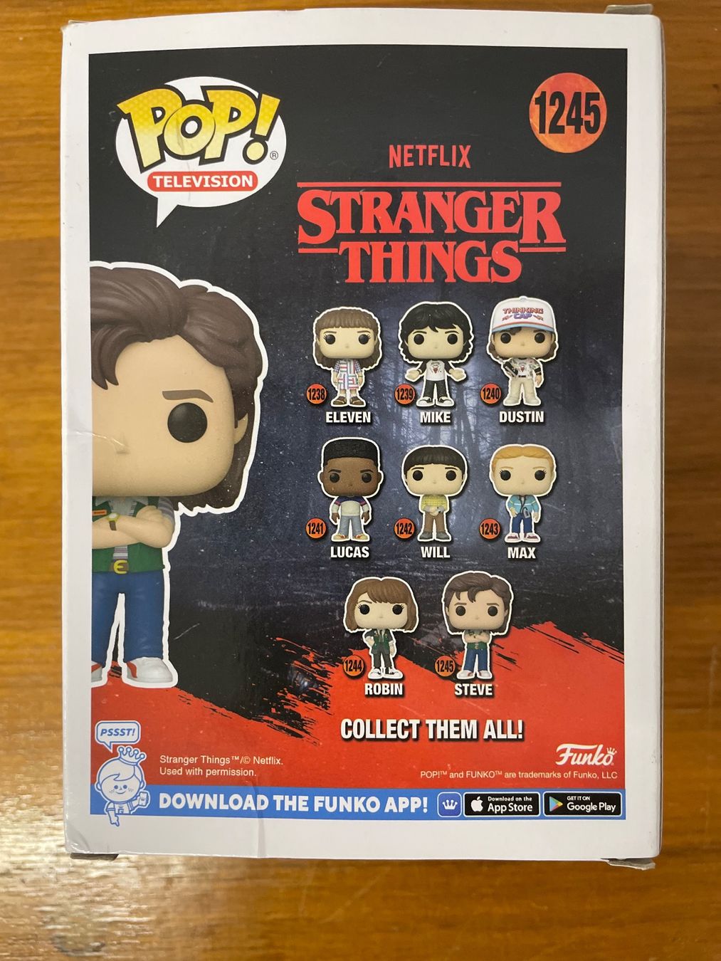 Funko Pop! Stranger Things - Steve Harrington #1245 (Neu (gemäss ...