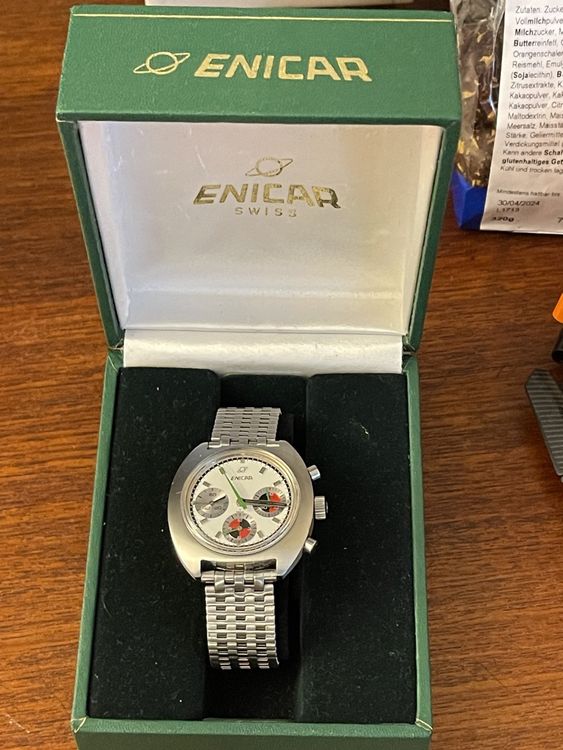 Enicar Chronograph Ocean Pearl Valjoux 72 Bj-1970 (Gebraucht) in ...
