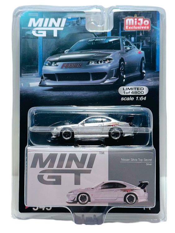 MINI GT 545 Nissan Silvia Top Secret (S15) Silver Red | Kaufen auf Ricardo
