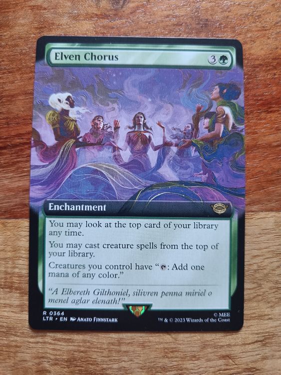 Elven Chorus Borderless 0364 The Lord of the Rings (Neu und ...