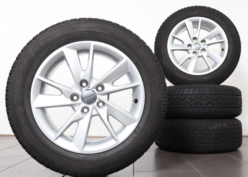 Audi A4 8W 205/60R16 Winterräder Dunlop 7mm 8W0601025B | Kaufen auf Ricardo