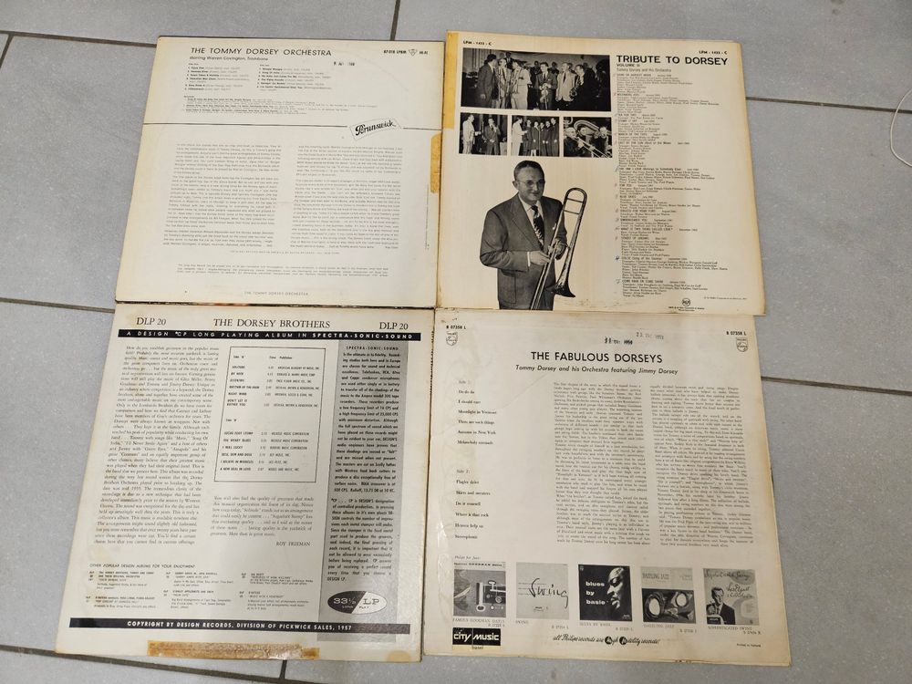 Dorsey Schallplatten Sammlung, Jazz, Swing (4 Stück) (Gebraucht) in ...