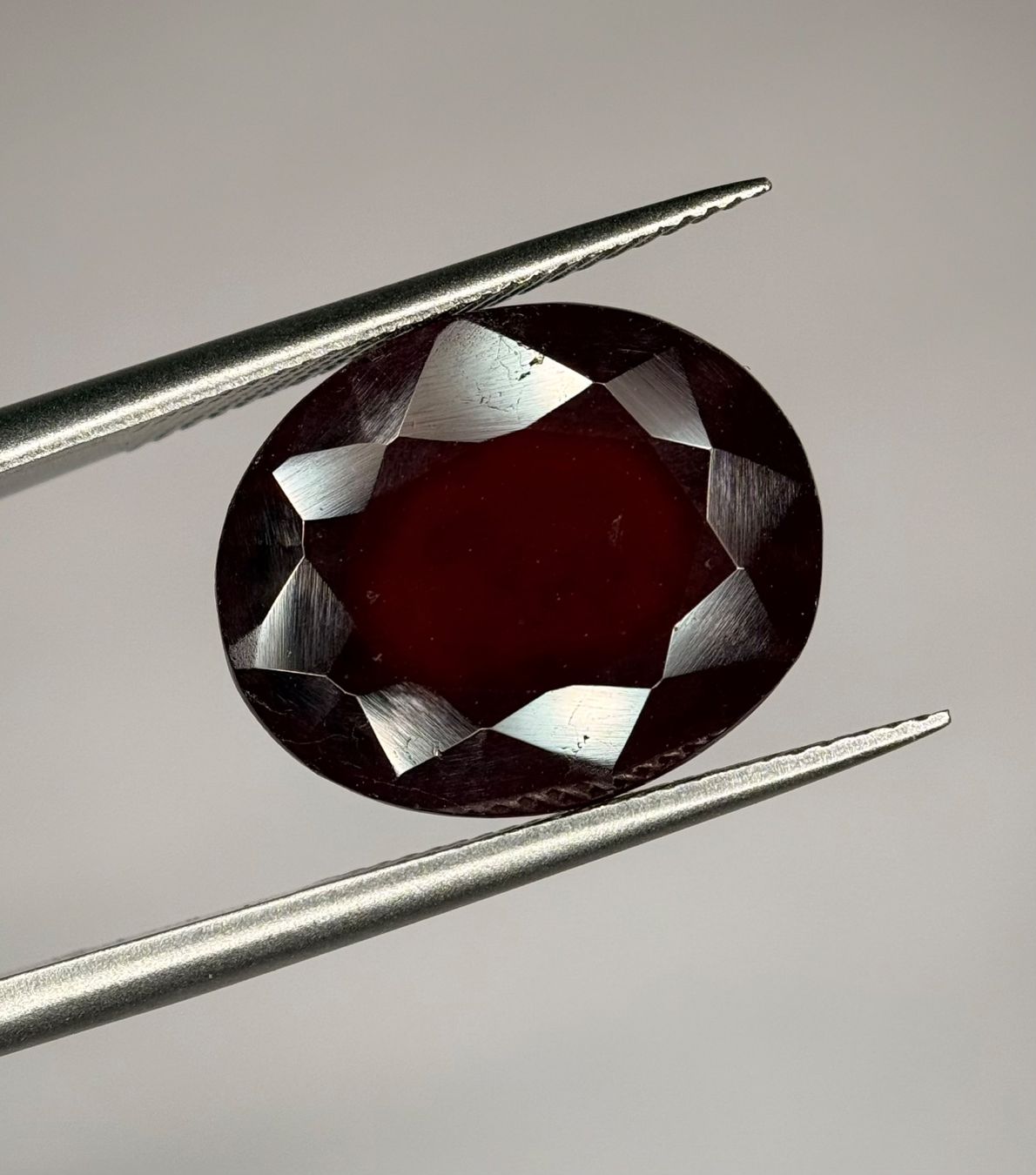 Ab 1 Fr. - 10.6 ct Hessonit-Granat Edelstein 14.7 × 12.2 mm (Neu ...