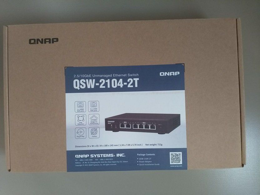 QNAP 6 PORT SWITCH (QSW-2104-2T) (Gebraucht) in Nidau für CHF 120 – mit ...
