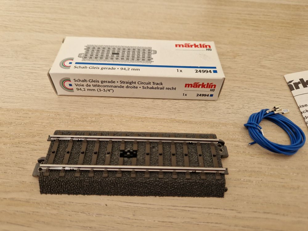 Märklin 24994 Schaltgleis C H0 OVP NEU (Neu und originalverpackt) in St ...