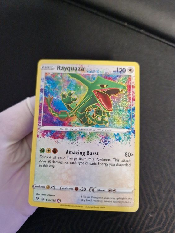 Rayquaza Amazing Rare Pokemon Karte EN (Gebraucht) in Killwangen für ...