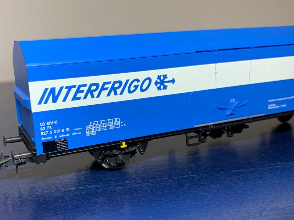 FS Kühlwagen INTERFRIGO * Roco * FS wagon frigo | Acheter sur Ricardo