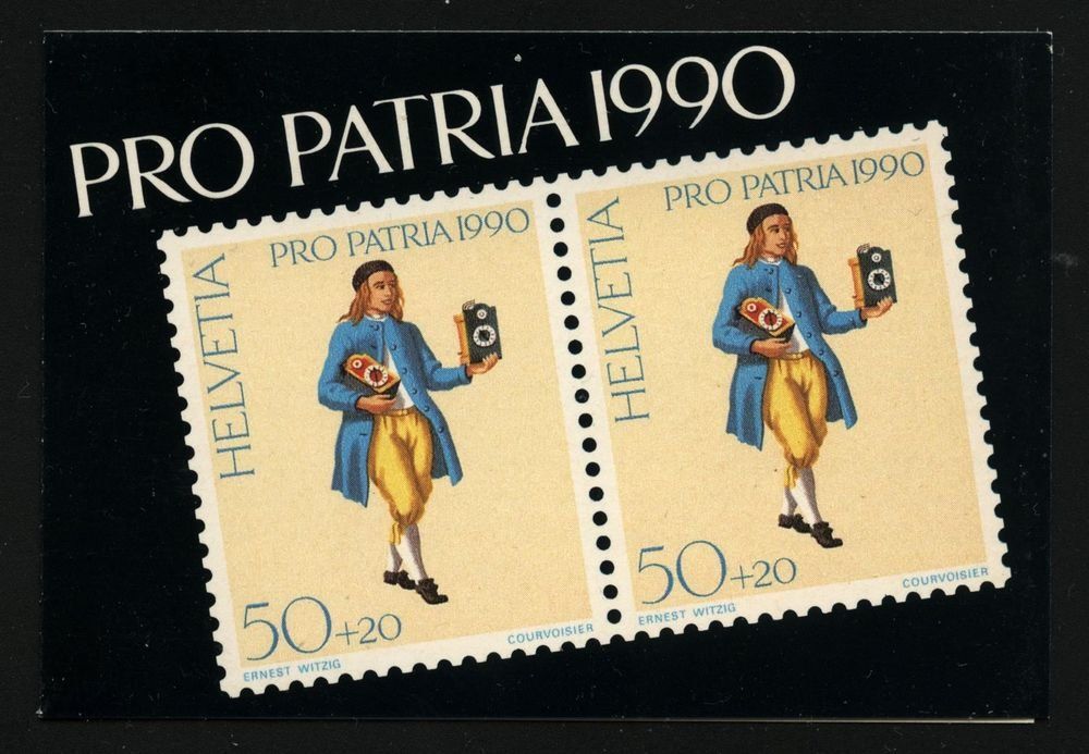 PPC1990 - Carnet Pro Patria 1990 1er j. (Gebraucht) in Trélex für CHF 2 ...