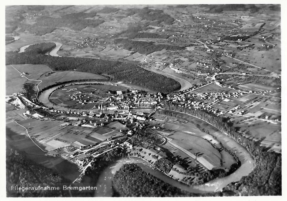 Bremgarten AG Flugaufnahme Nr.1774 , 1950 (Gebraucht) in Solothurn für CHF 11 – mit Lieferung ...