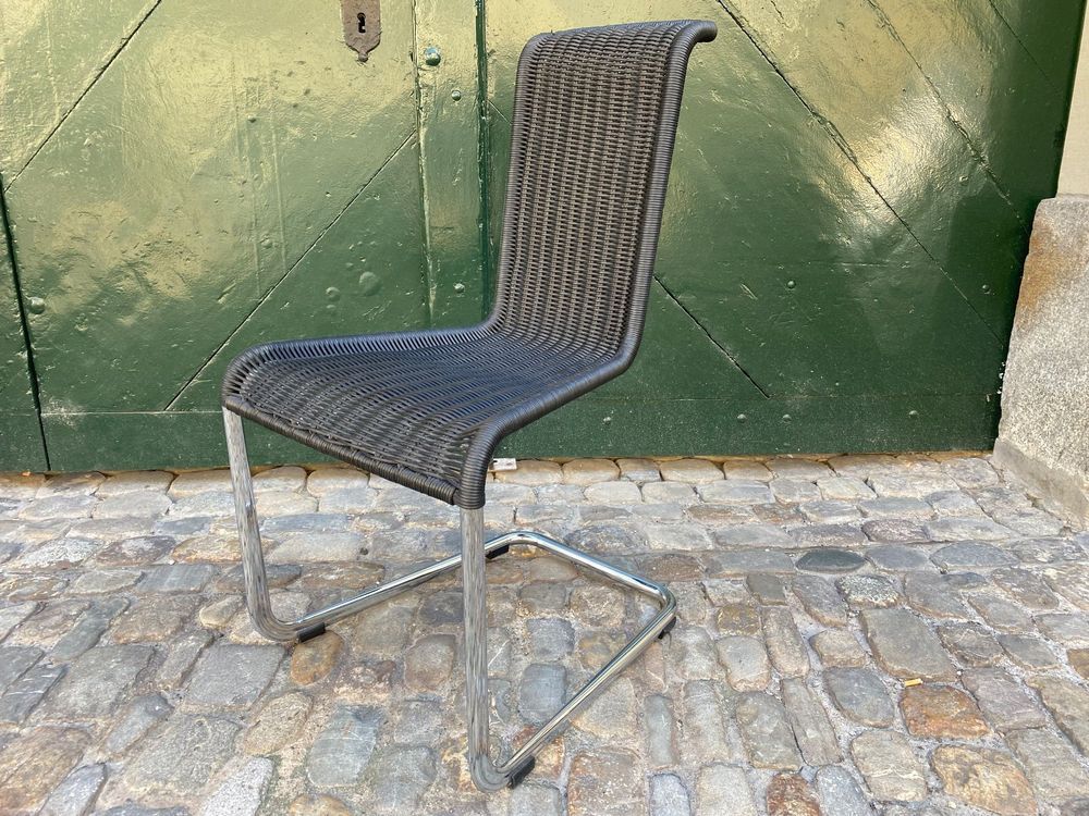 Tecta Kragstuhl B25 Stahlrohr mit schwarzem Geflecht | Kaufen auf Ricardo