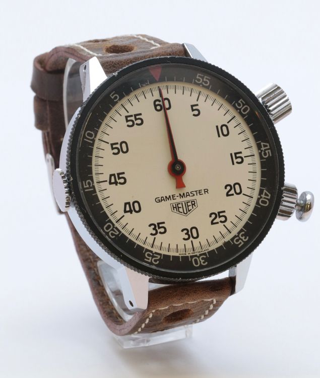 Original Heuer Vintage Game Master Stop Uhr Edelstahl 53mm (Gebraucht ...