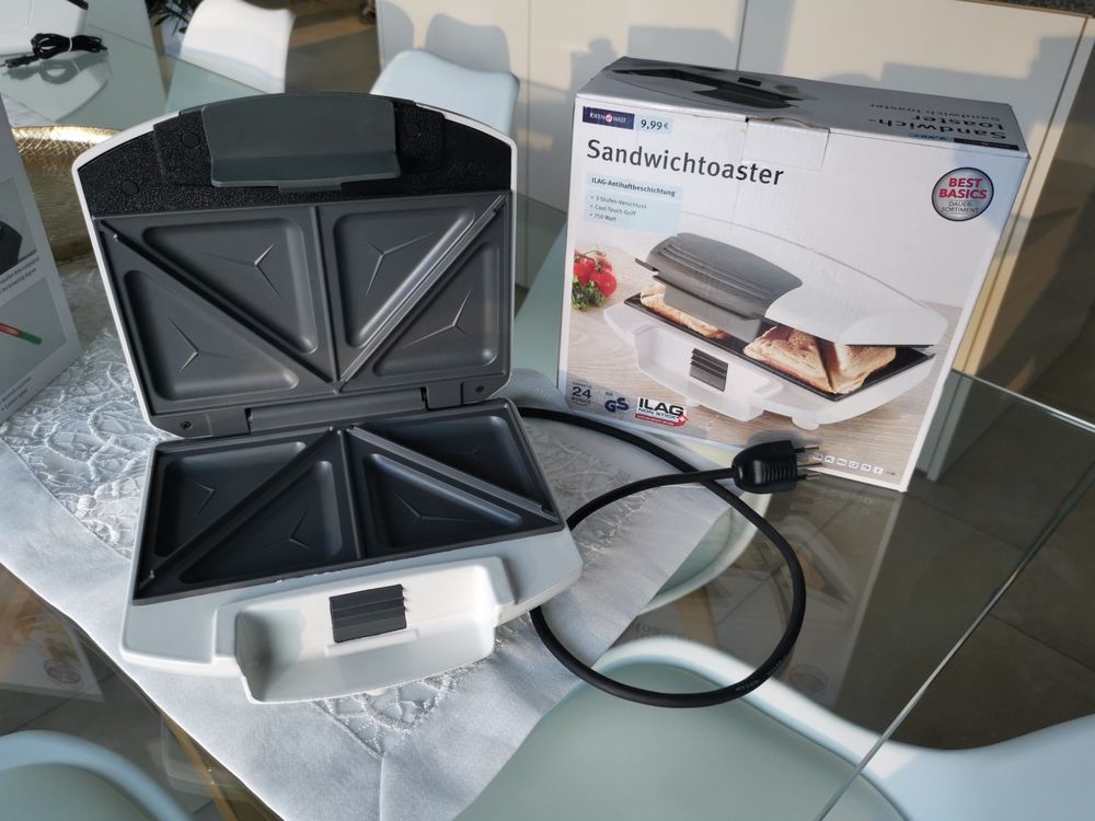 Rossmann Sandwichtoaster 750W mit schweizer stecker | Kaufen auf Ricardo