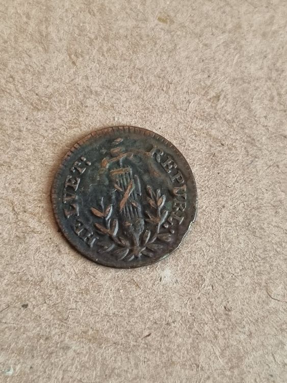 Helvetische Republik - 1 Rappen 1802 (Gebraucht) in Mels für CHF 30 – mit Lieferung auf Ricardo ...