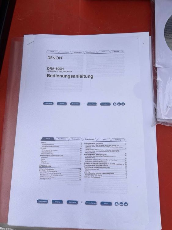Denon DRA-800H Verstärker + DCD-720AE CD-Player (27) (Gebraucht) in ...