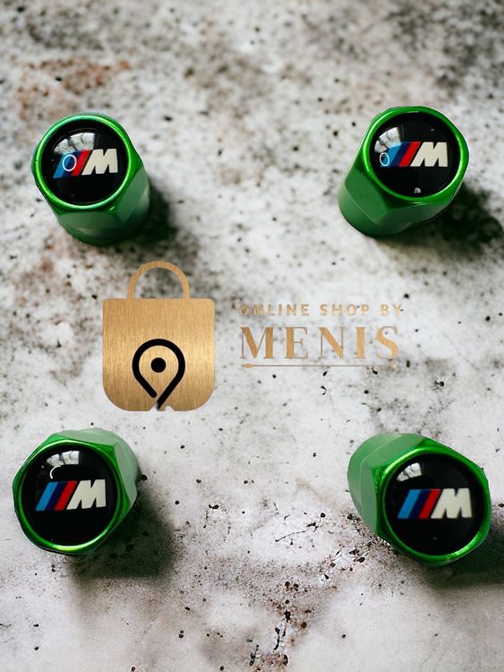 BMW M Ventilkappe Ventildeckel Aluminium 4er-Set Neu (Neu und ...