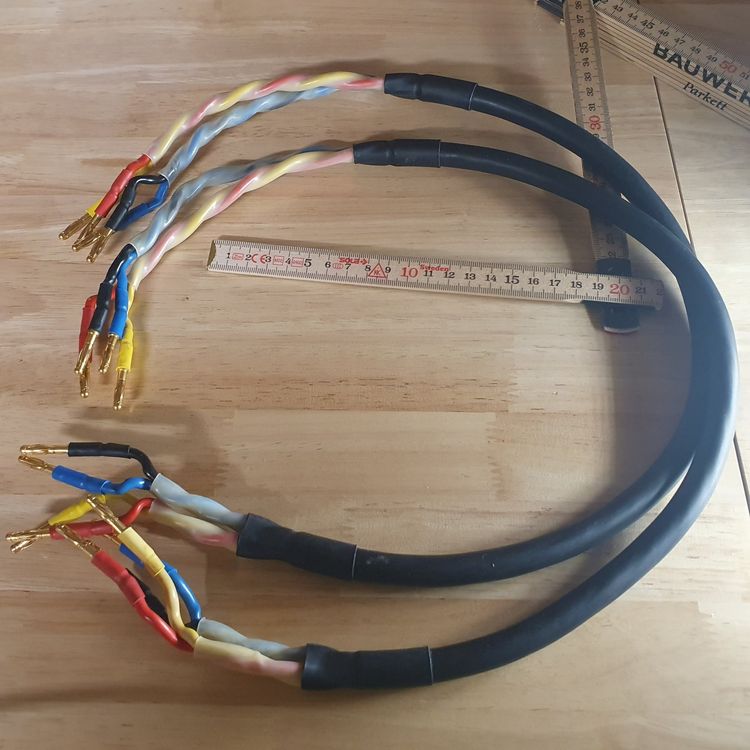 Lautsprecherkabel Bi-Wiring / Bi-Amping 80cm, Hifi | Kaufen auf Ricardo