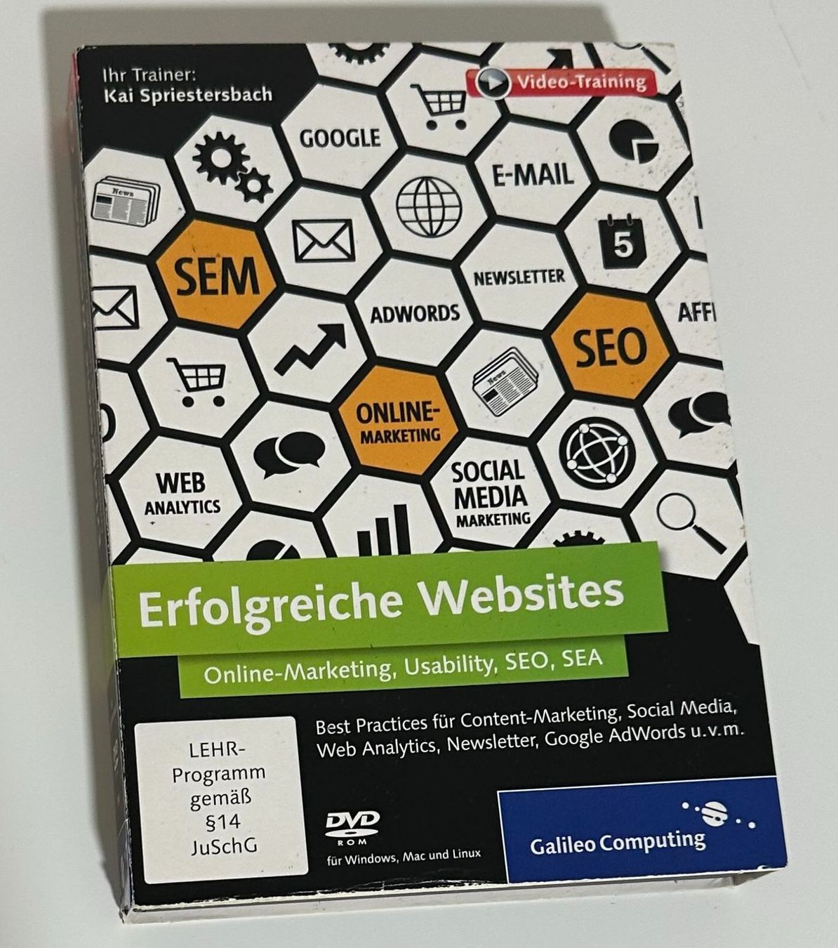 Erfolgreiche Websites – Online-Marketing, SEO, SEA (DVD) (Gebraucht) in ...