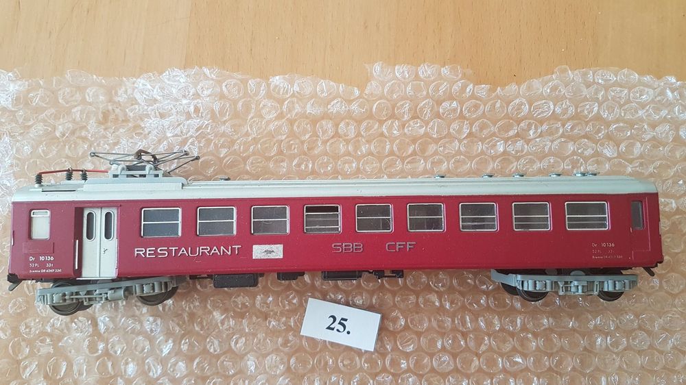 Fleischmann SBB Restaurant weinrot (Gebraucht) in Greifensee für CHF 6 – mit Lieferung auf ...