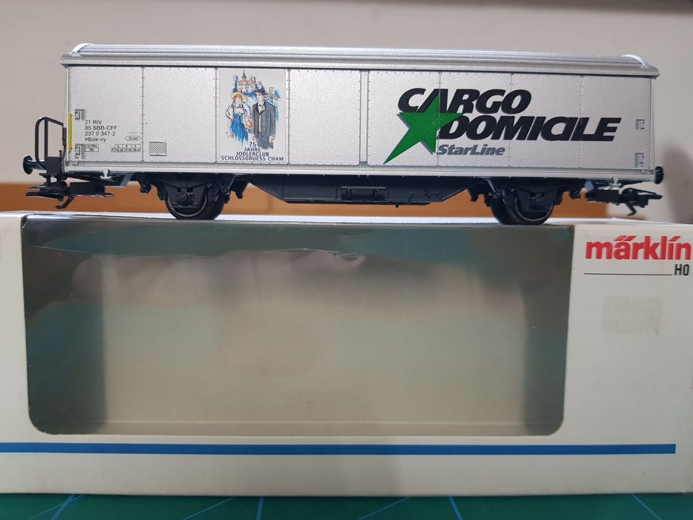 Märklin 4735 H0 Gedeckter Schiebewandwagen "CARGO DOMICILE" (Neu ...