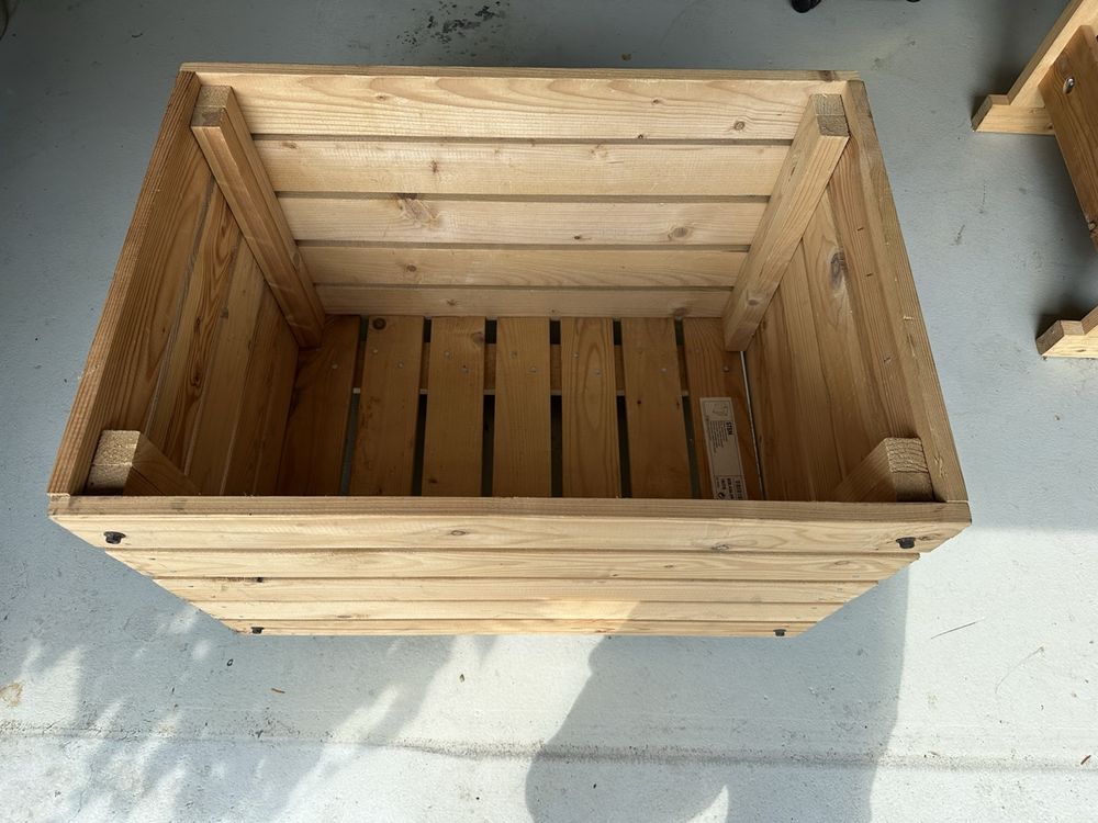 Holzkiste Mit Rollen Ikea
