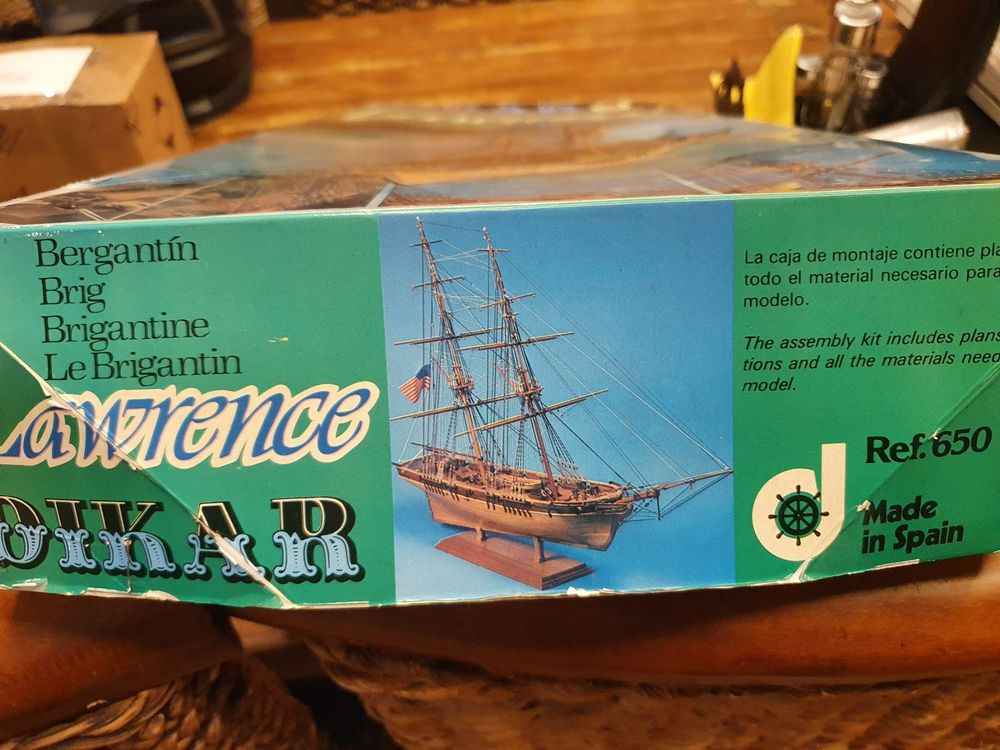 Modell Bau Schiff Bergantine Lawrance ref 650 Rarität! | Kaufen auf Ricardo