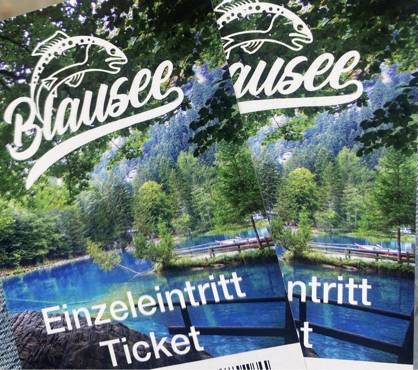 2 Eintritte zum Blausee bei Kandersteg (Neu (gemäss Beschreibung)) in Tägerig für CHF 10 – mit ...
