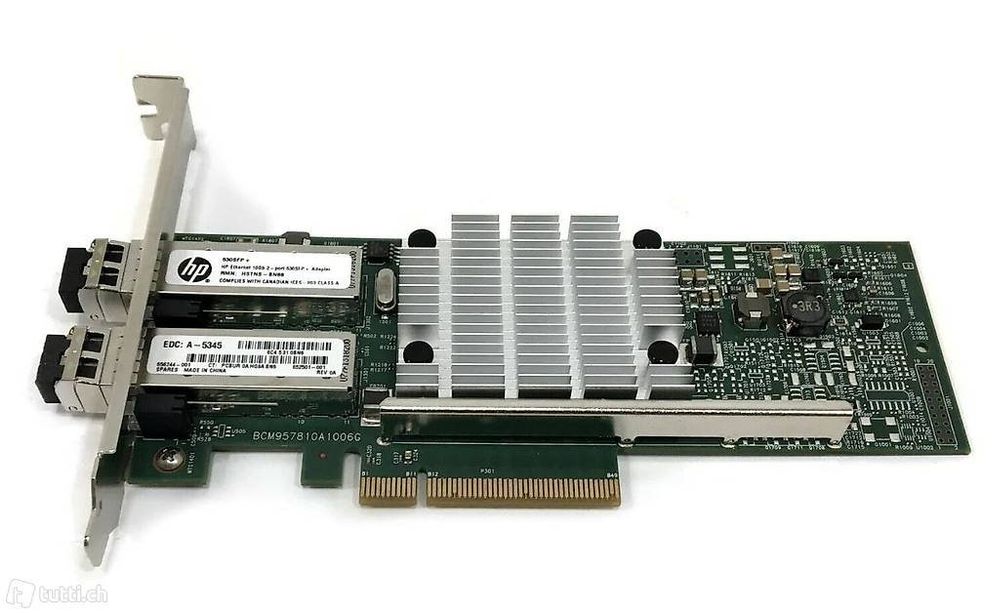 652503-B21 HP 530SFP Dual-Port 10GB Adapter mit 2 x10GB SFP (Gebraucht ...