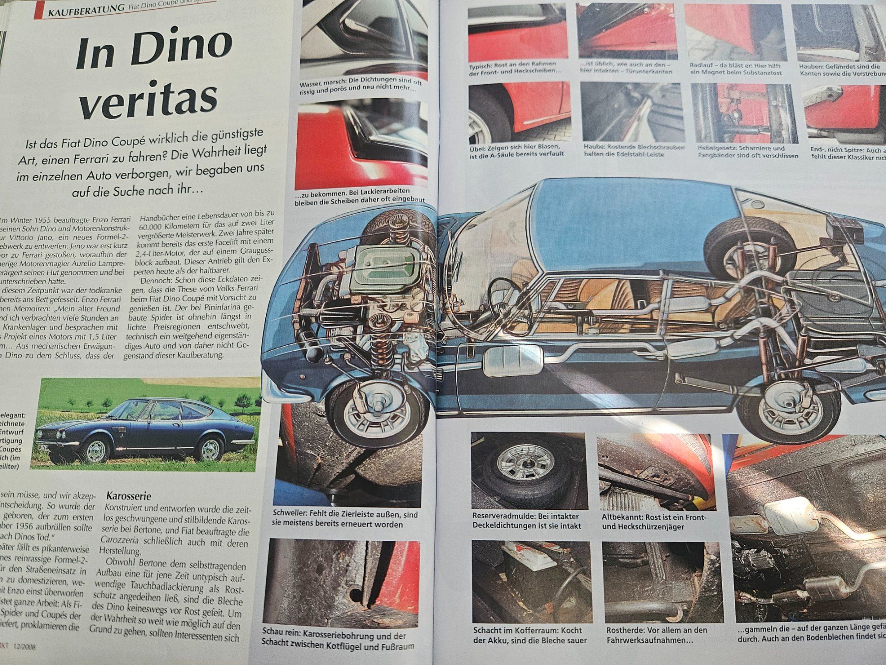 Oldtimer Markt 12/08 Range Rover Holden Fiat Dino 300 SD xb (Gebraucht ...