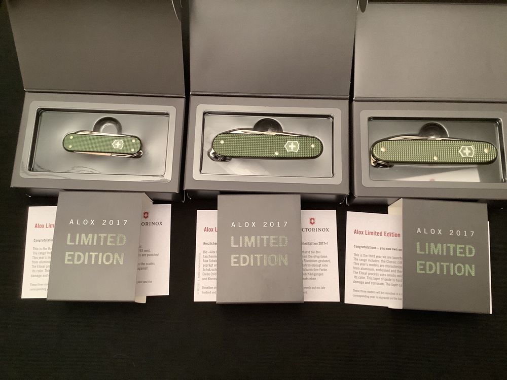 Victorinox Set Alox LE von 2017 (Neuf avec emballage d'origine) à ...