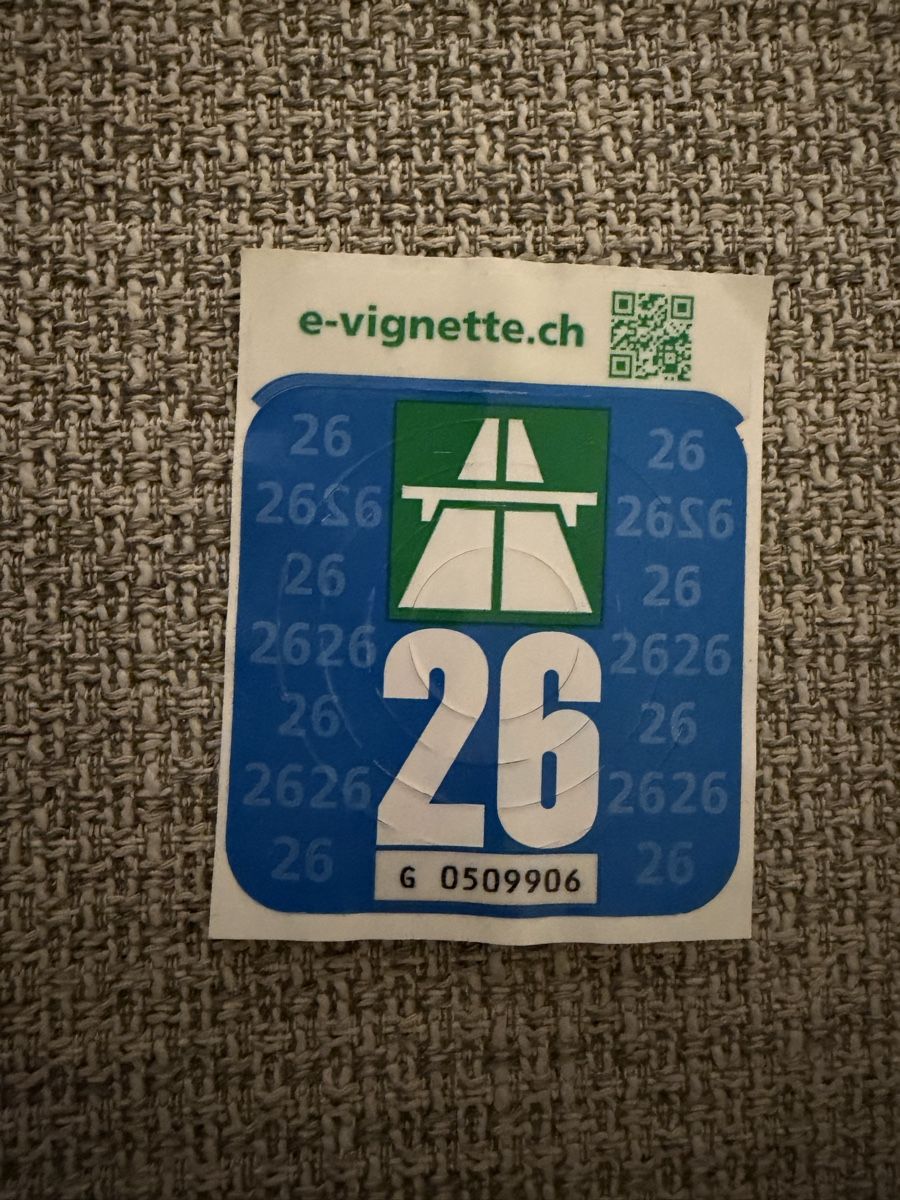 Vignette / Autobahnvignette 2026 (Neu und originalverpackt) in St ...