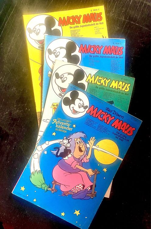 4 Micky Maus Hefte, aus 1975 /ohne Sammelbons | Kaufen auf Ricardo
