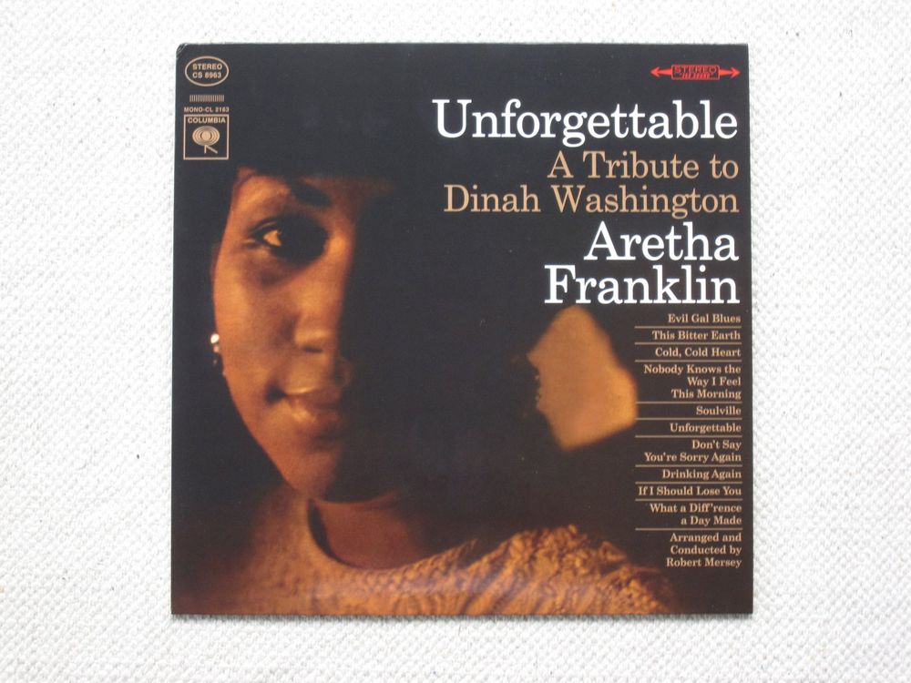ARETHA FRANKLIN– Unforgettable - Speakers Corner LP - TOP ! (Gebraucht ...