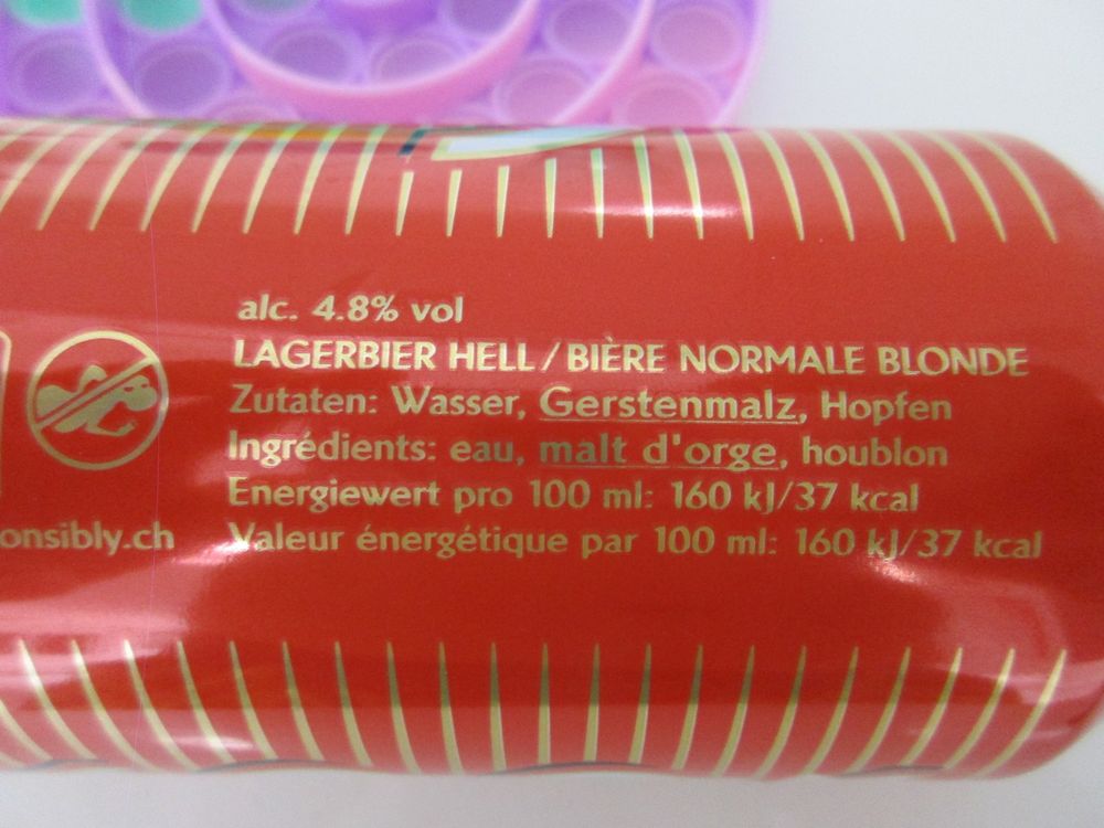 1291 Bier - 6 x (24 x 50 cl) - alc.4.8% - LAGERBIER HELL (Neu und ...