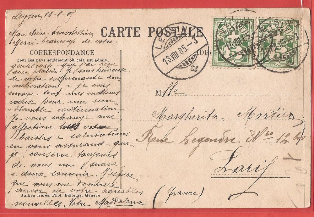 Bahn - chemin de fer électrique Aigle - Leysin - 1905 (Gebraucht) in Fislisbach für CHF 9 – mit ...